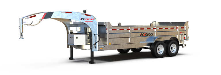 DUMP TRAILERS - K-Trail - Galvanized steel trailers