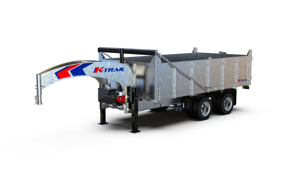 HIGH CAPACITY DUMP TRAILER - K-Trail - Galvanized steel trailers